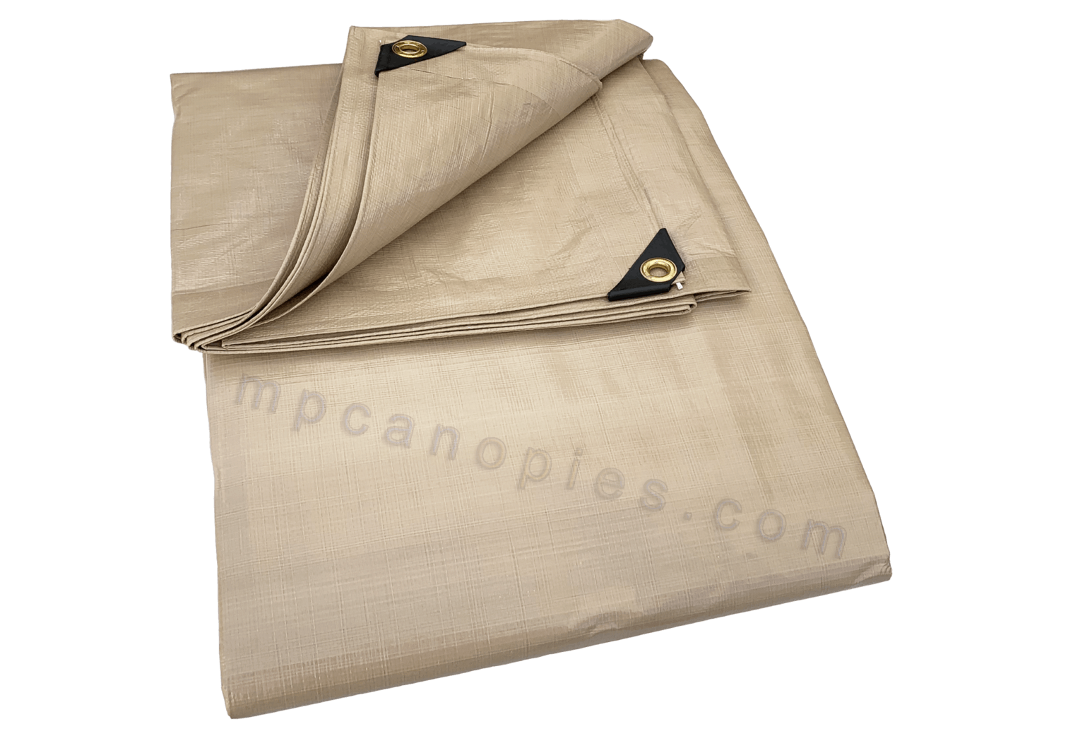 06 x 08 Beige Tarp(Finished Size: 4" to 8" Shorter Than Nominal Size ...