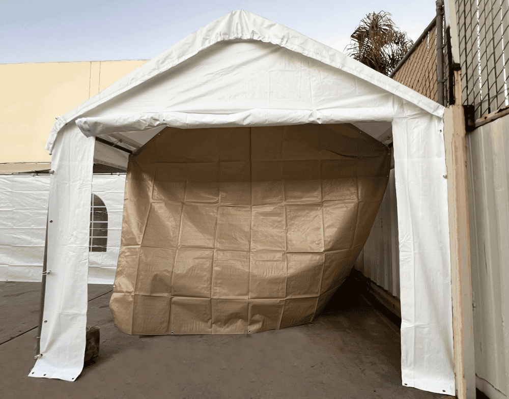 10' Front Peak Wall/Front End Panel, 7' Side with 2 zippers - MP ...