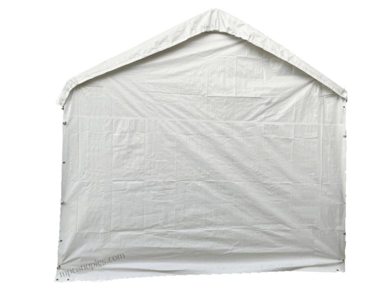 10' Back Peak Wall/Back End Panel, 7' Side - MP Canopies & Tarps, LLC